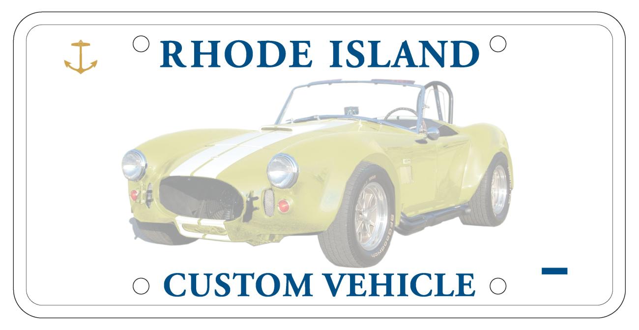 Plate Types | RI Division of Motor Vehicles