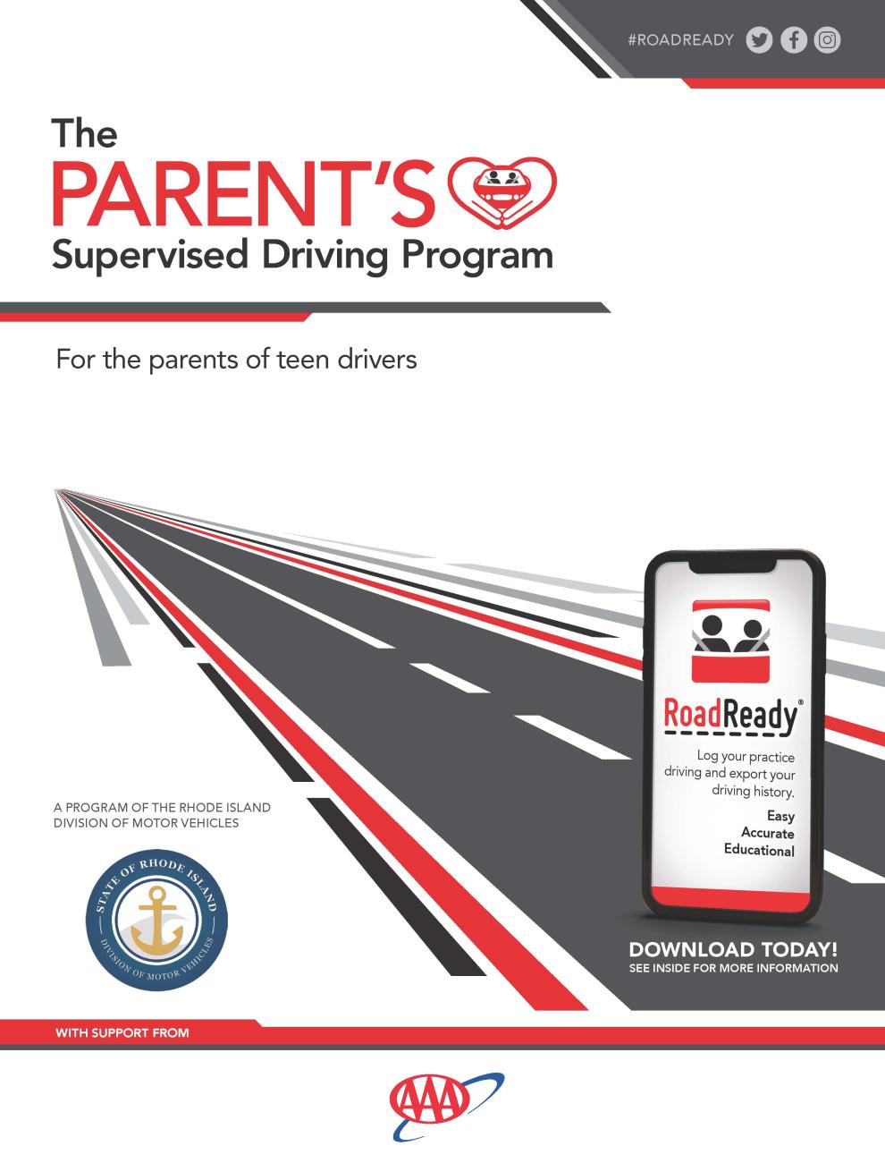 Parent's Supervised Driving Program | RI Division of Motor Vehicles