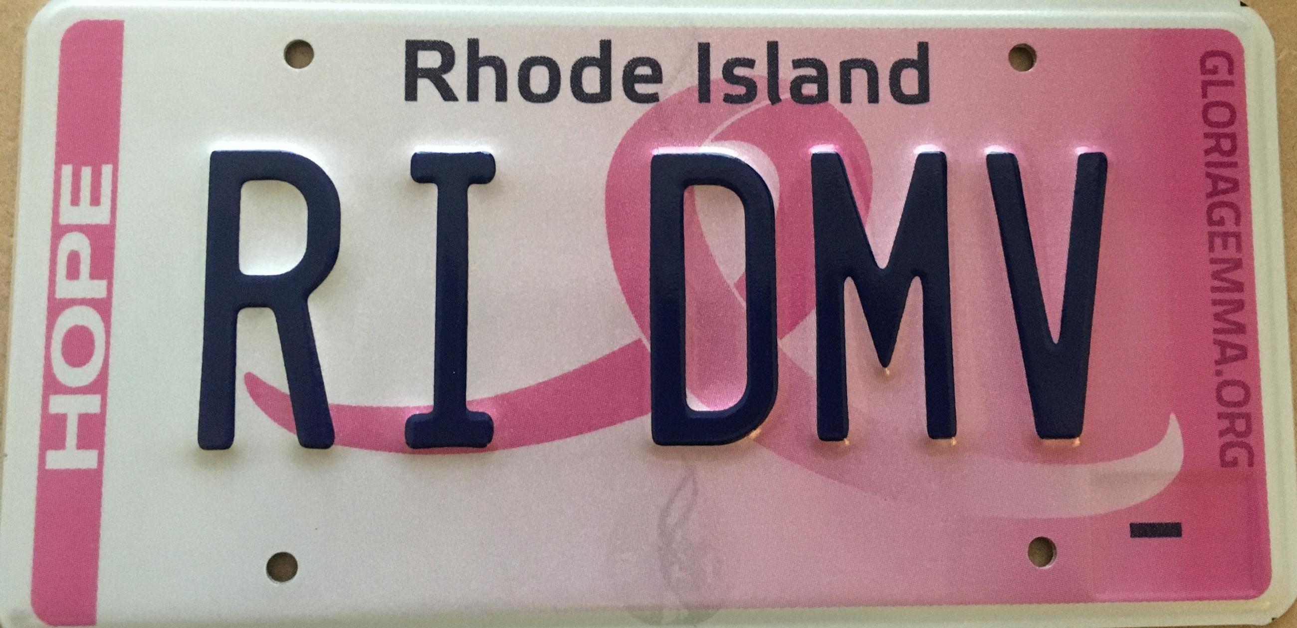 Plate Designs | RI Division of Motor Vehicles